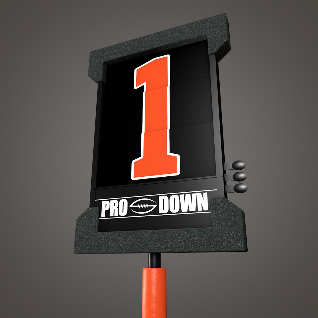 3d Model Football Chain Set