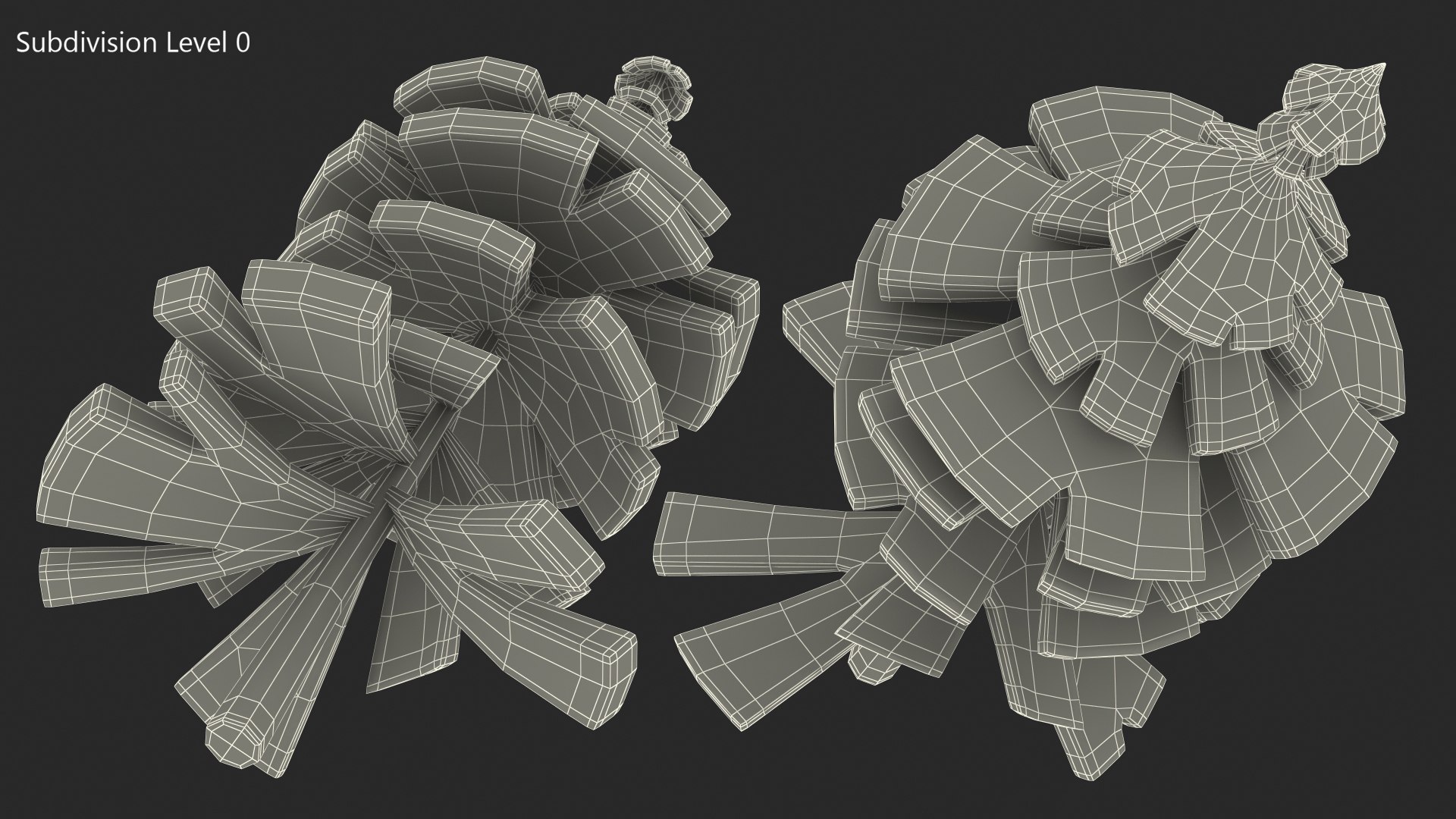 3D Model Crooked Fur Tree Cartoon Handpaint Texture - TurboSquid 2169049