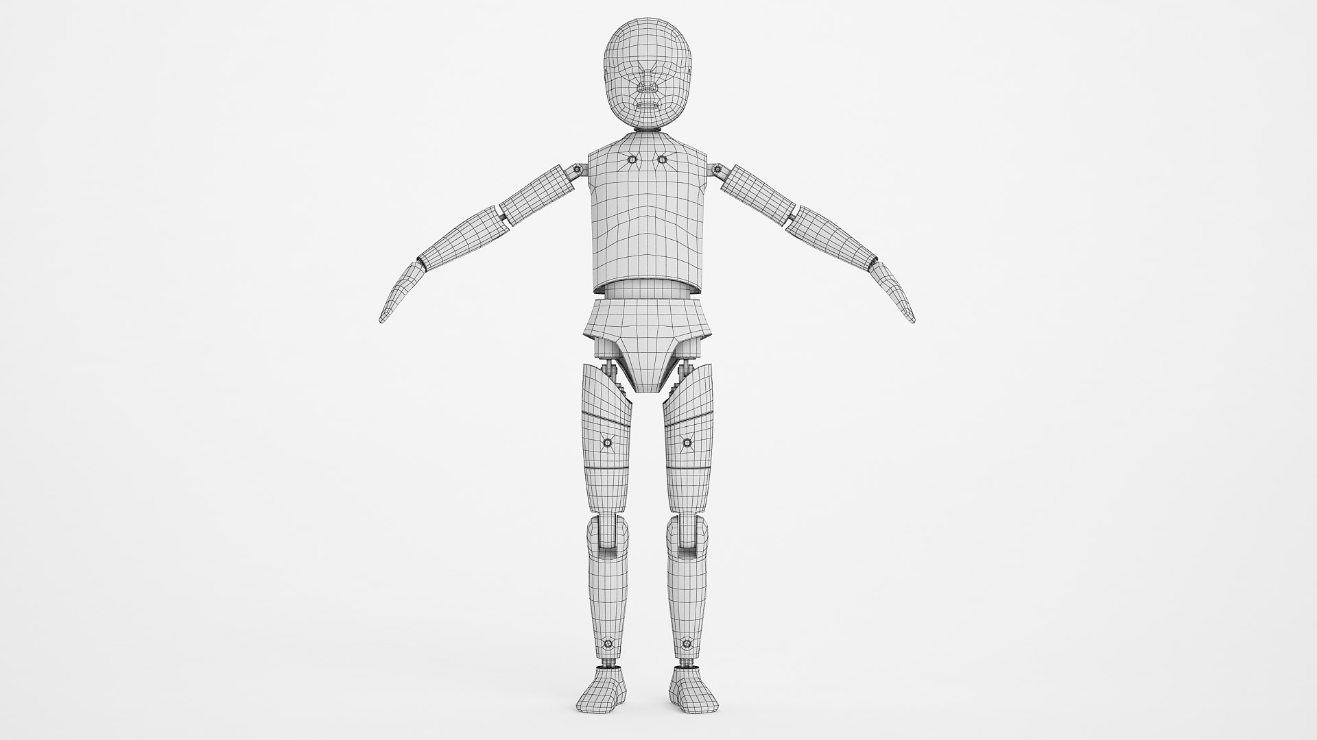 3D Child Car Crash Test Dummy 01 Model - TurboSquid 1916805