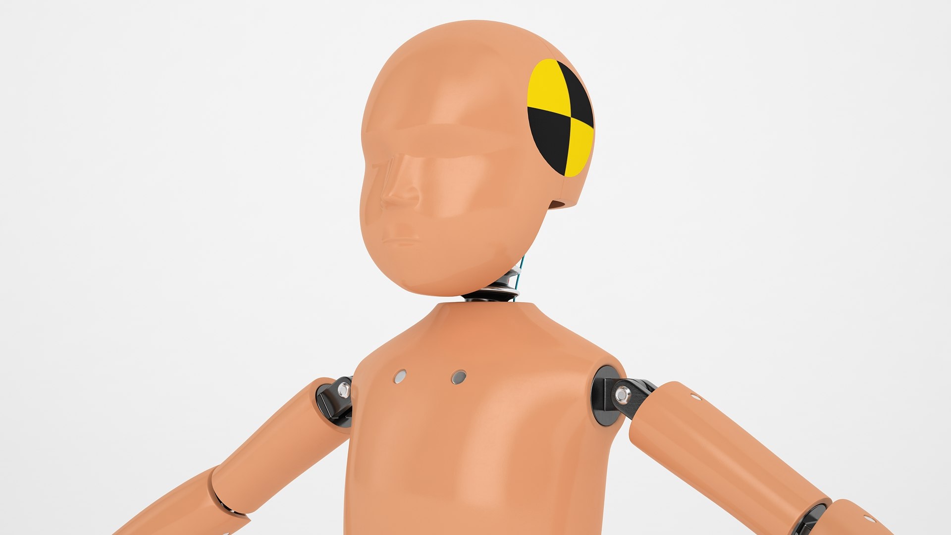 3D Child Car Crash Test Dummy 01 Model - TurboSquid 1916805