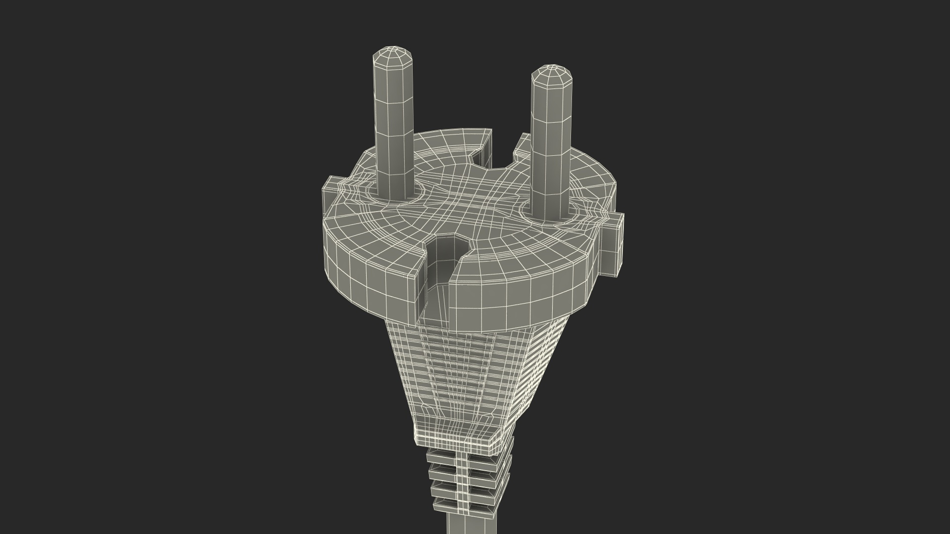 3D model Type E Electric Plug White Rigged - TurboSquid 2045390