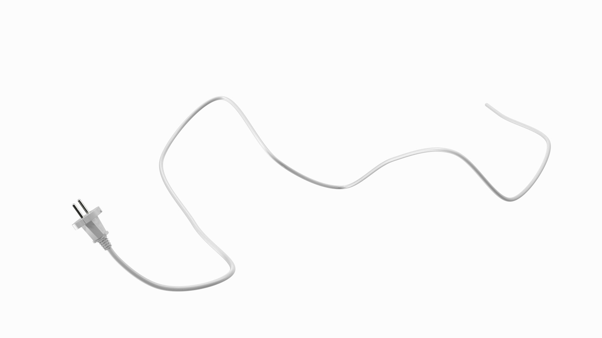 3D model Type E Electric Plug White Rigged - TurboSquid 2045390