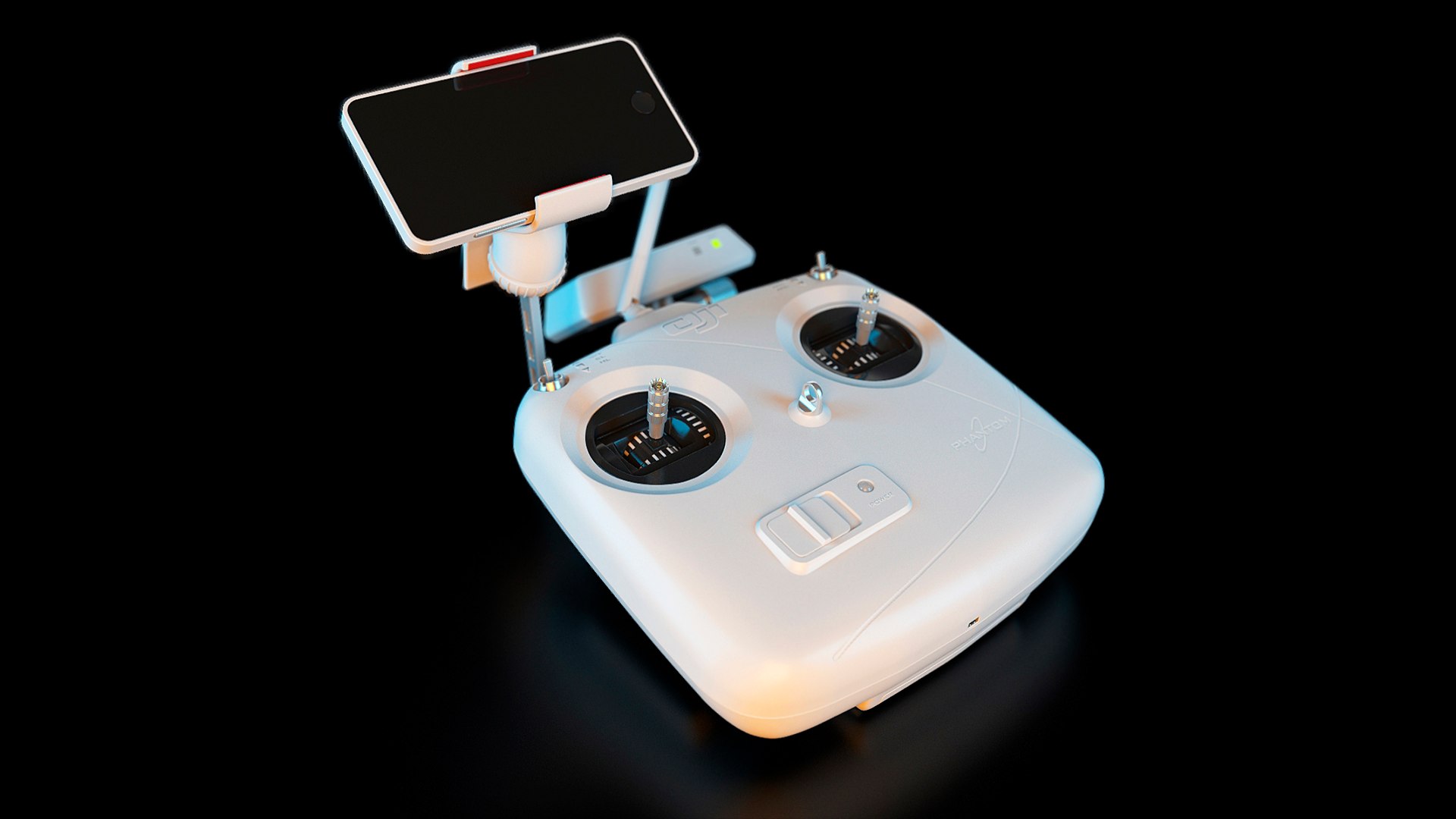 Dji Phantom Remote Controls 3d Max
