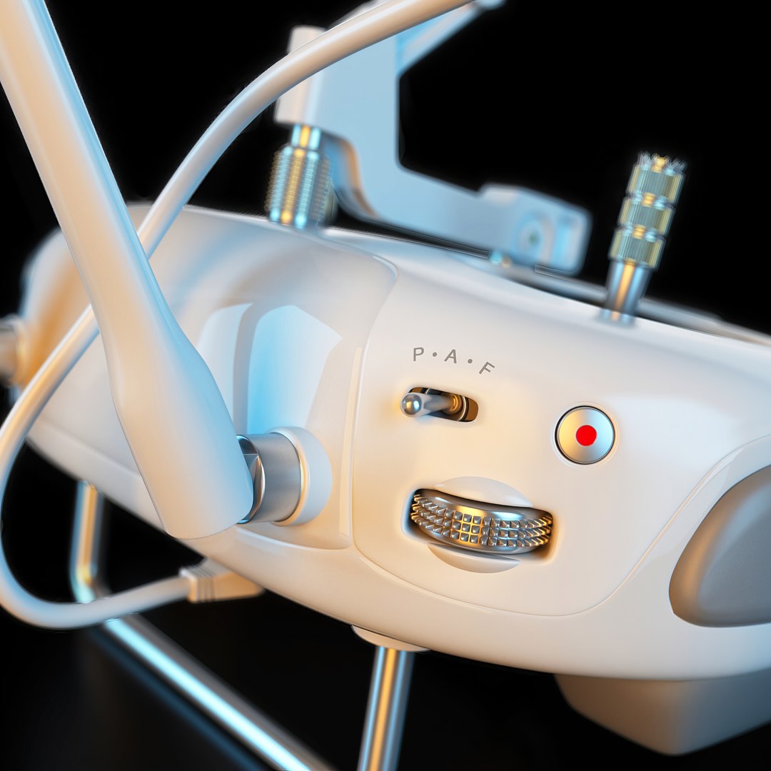 Dji Phantom Remote Controls 3d Max