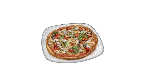 Pizza 3D model - TurboSquid 1739427