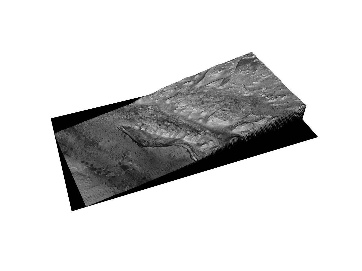 MARS VR - Edge Along Gale Crater Interior Mound 3D Model - TurboSquid ...