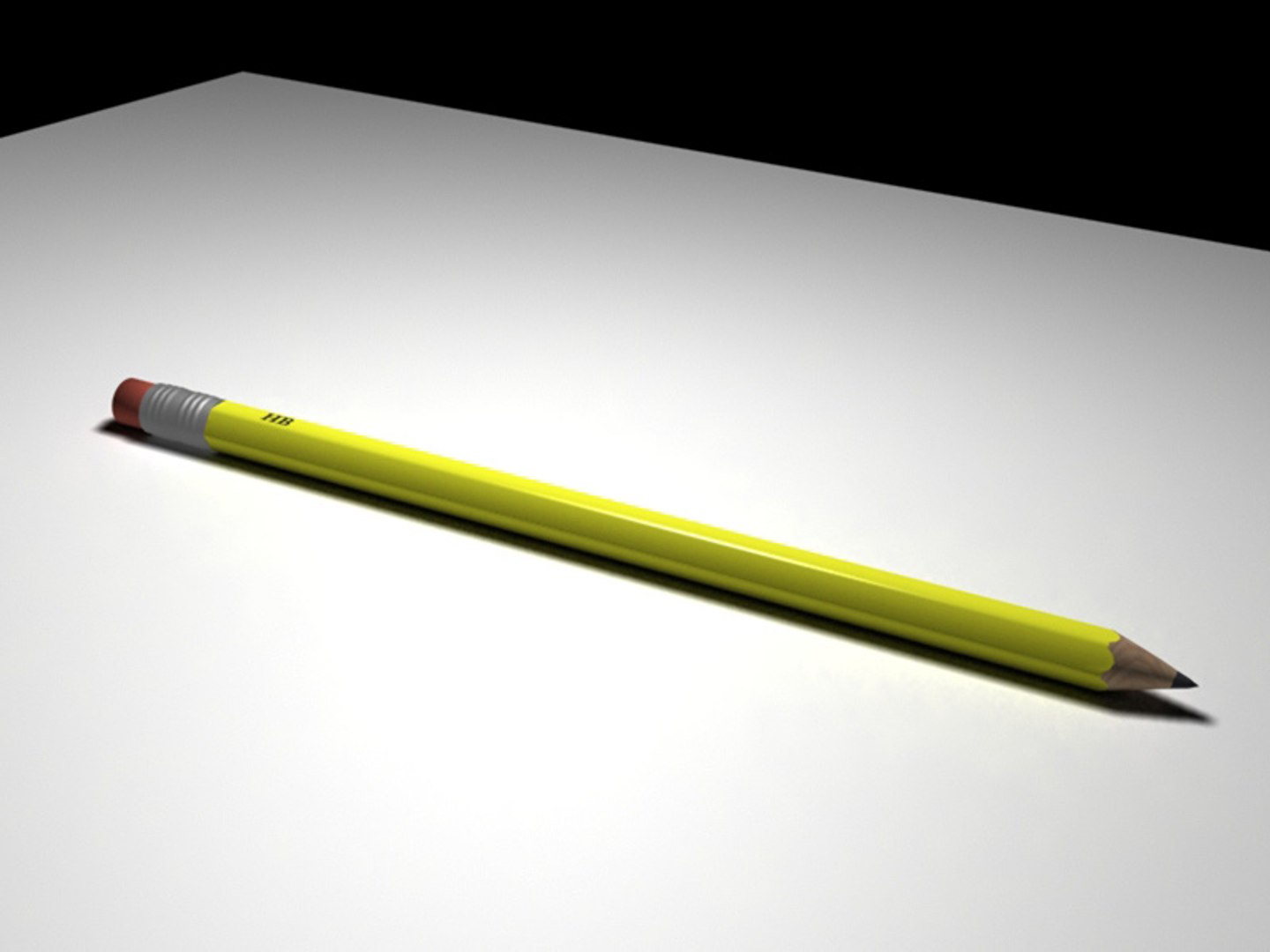 Pencil Eraser 3d Model