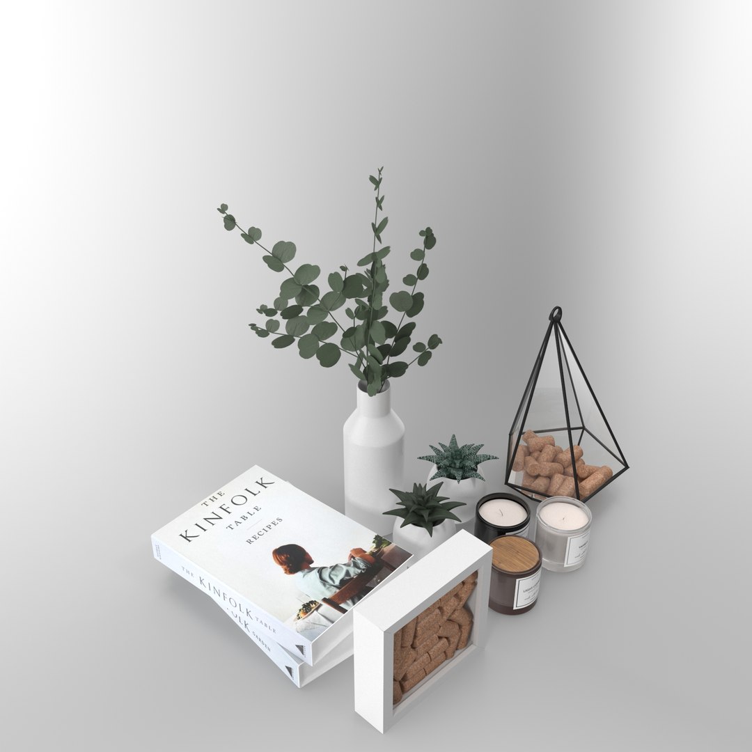 3D Home Decor Set - TurboSquid 2218760