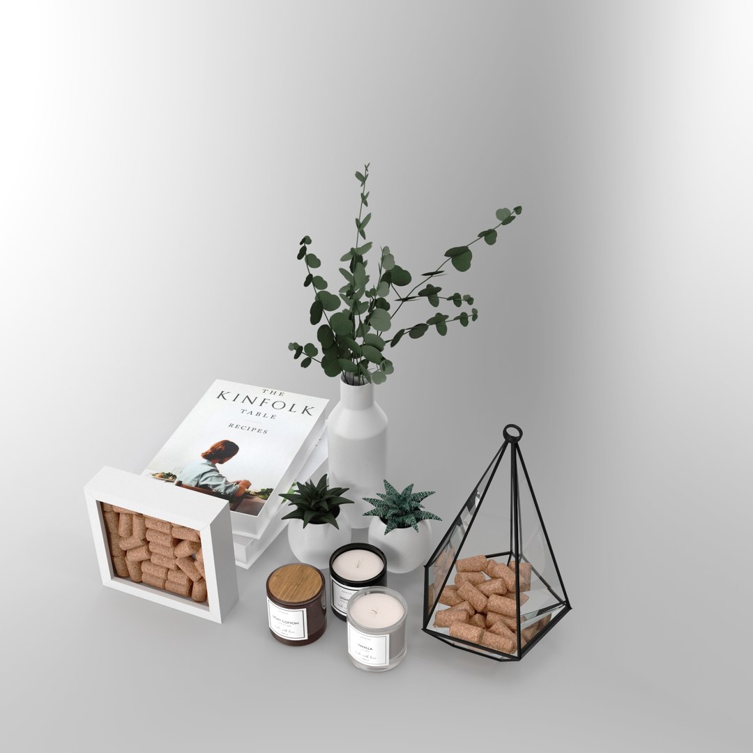 3D Home Decor Set - TurboSquid 2218760