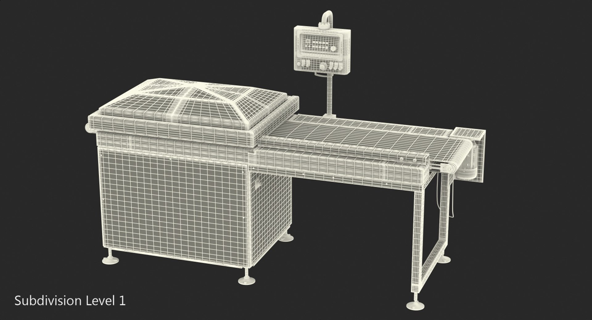 Vacuum Packaging Machine Conveyor 3D Model - TurboSquid 1306808