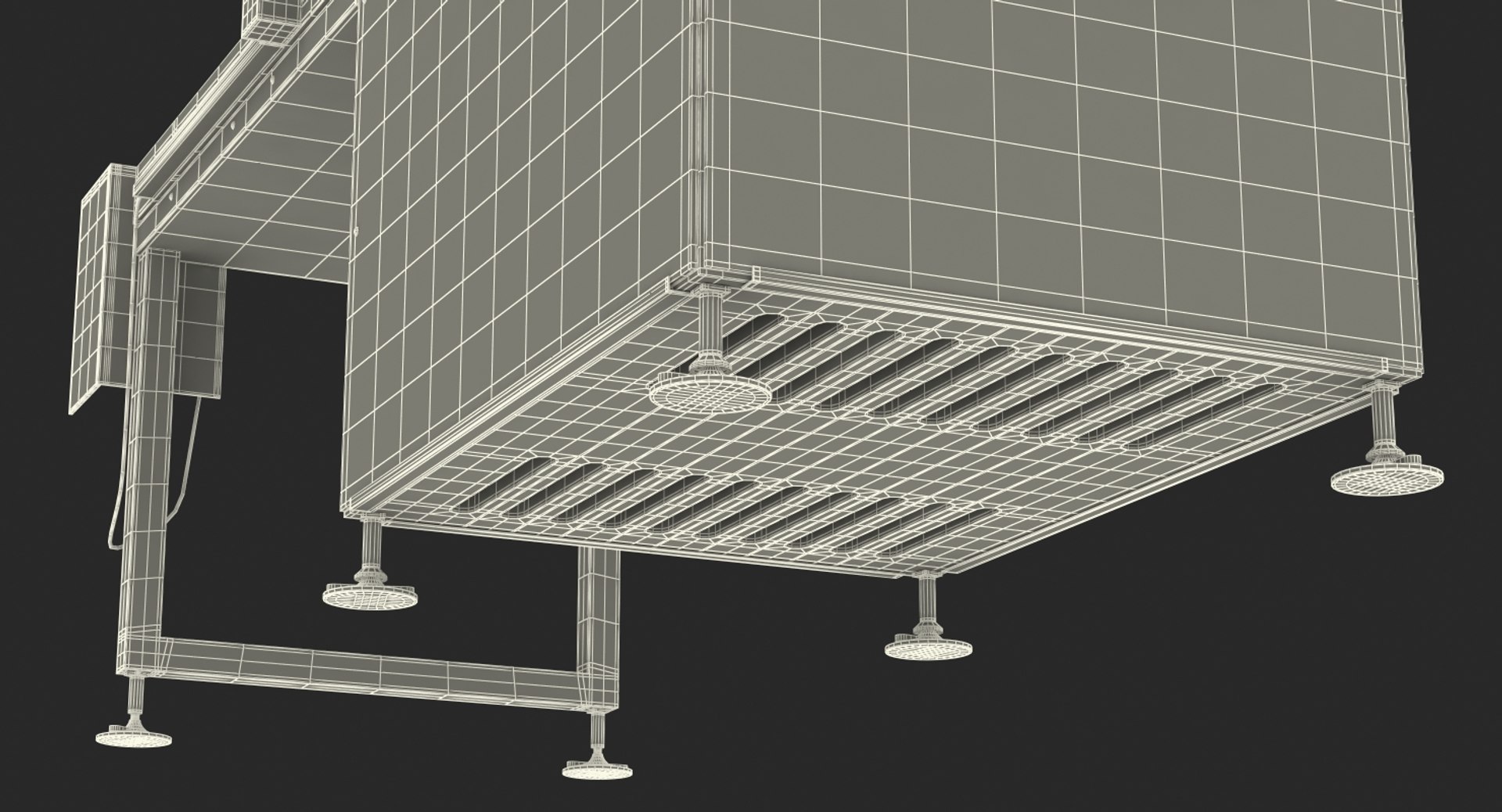 Vacuum packaging machine conveyor 3D model - TurboSquid 1306808