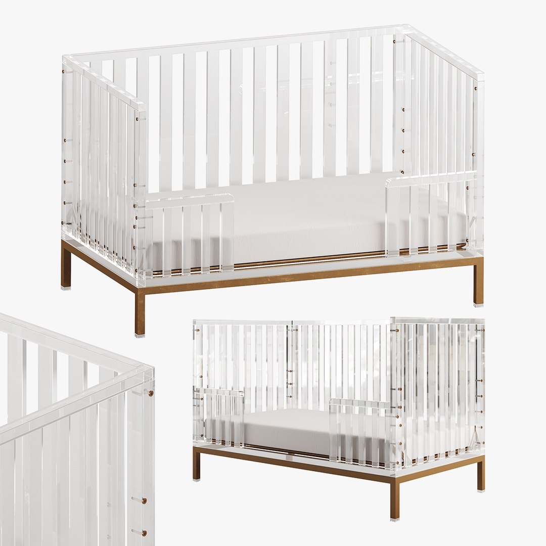 3D LUMA Crib by Nursery Works - TurboSquid 2102603