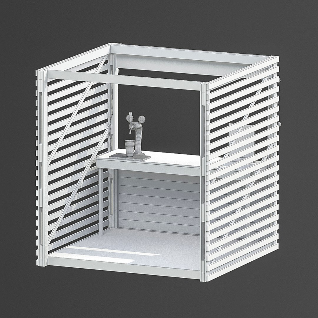 Beer Stand 3D Model - TurboSquid 1432874