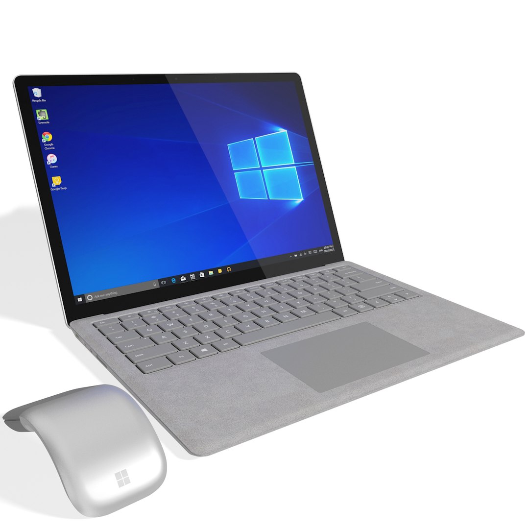 Realistic Microsoft Surface Laptop Model - TurboSquid 1158539