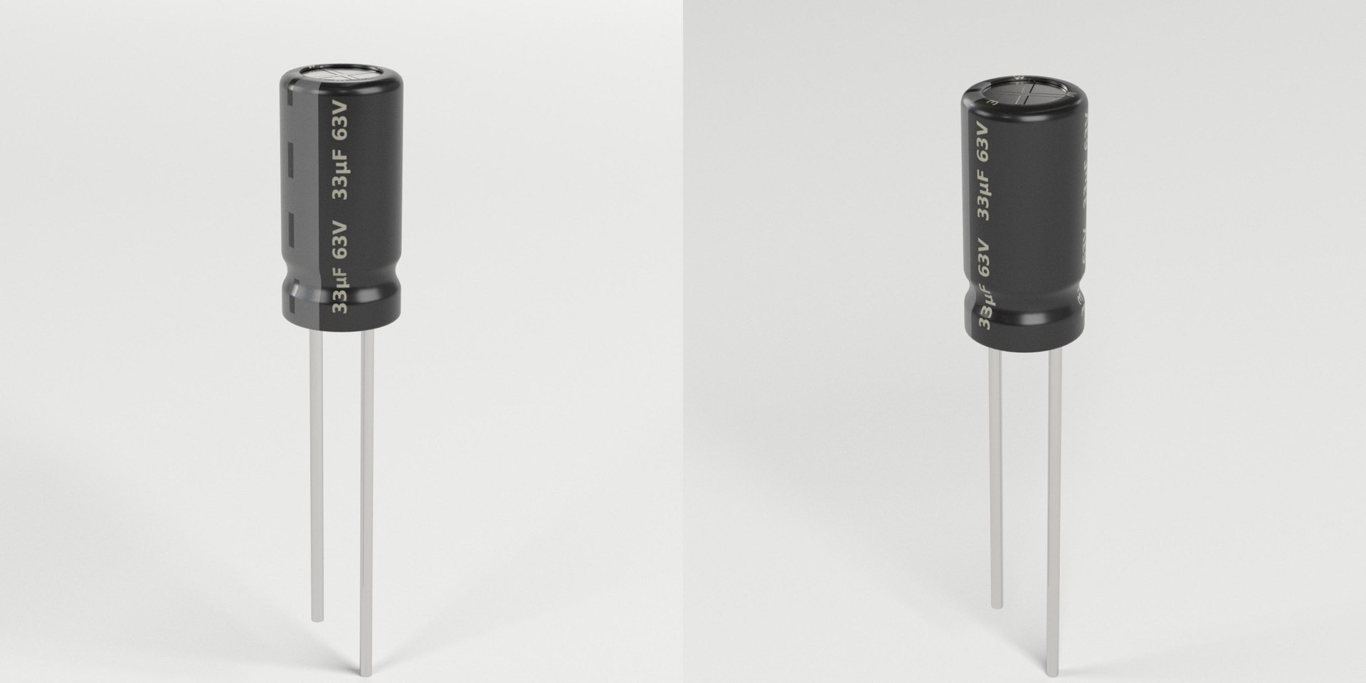 modelo 3d Capacitor electrolítico - TurboSquid 1416578