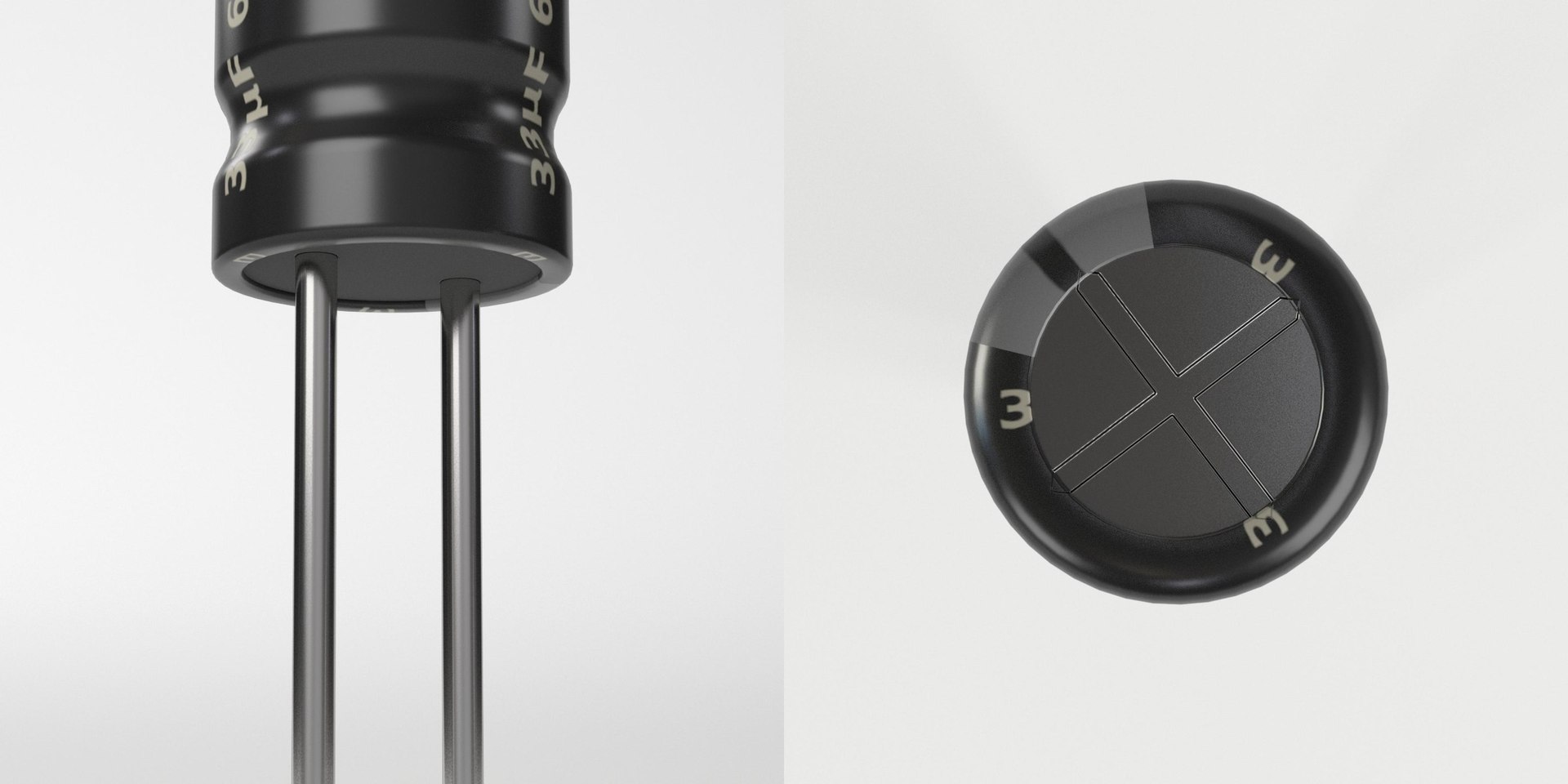 Electrolytic Capacitor 3D Model - TurboSquid 1416578