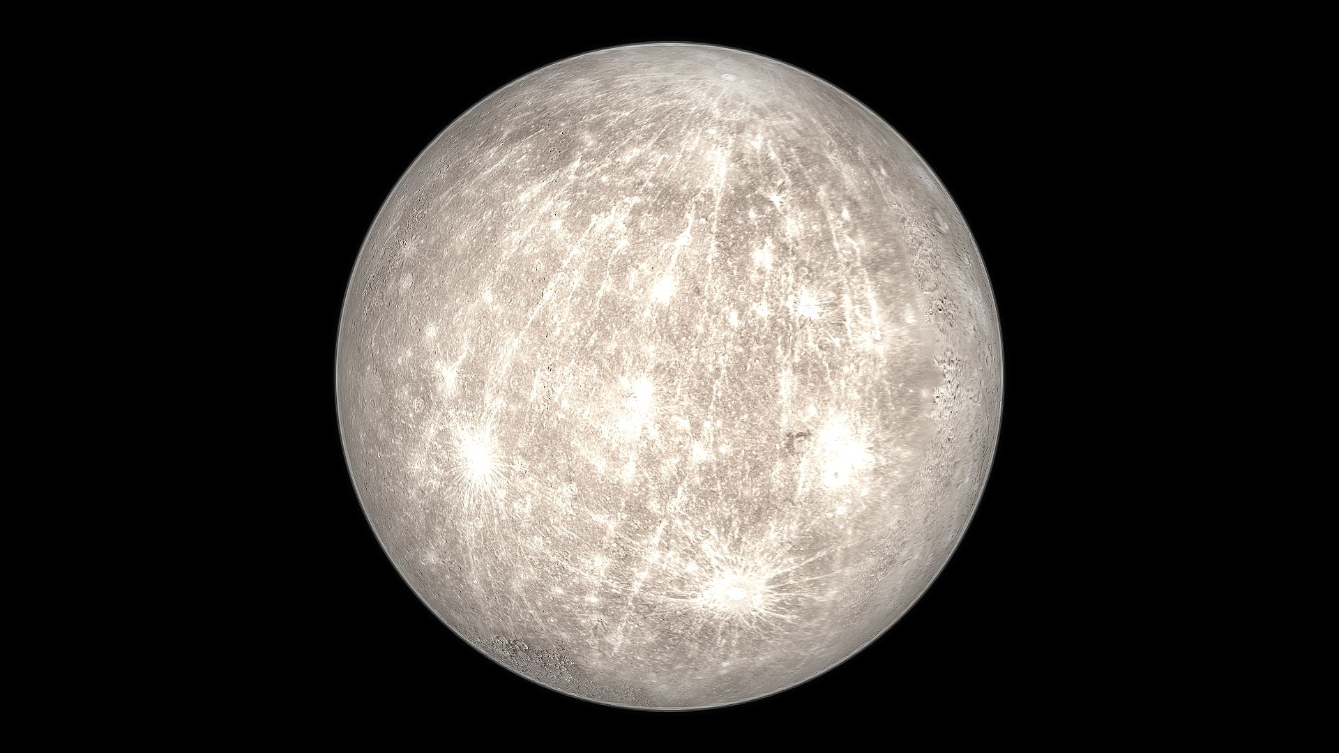4k Realistic Mercury Planet Model - TurboSquid 1623440
