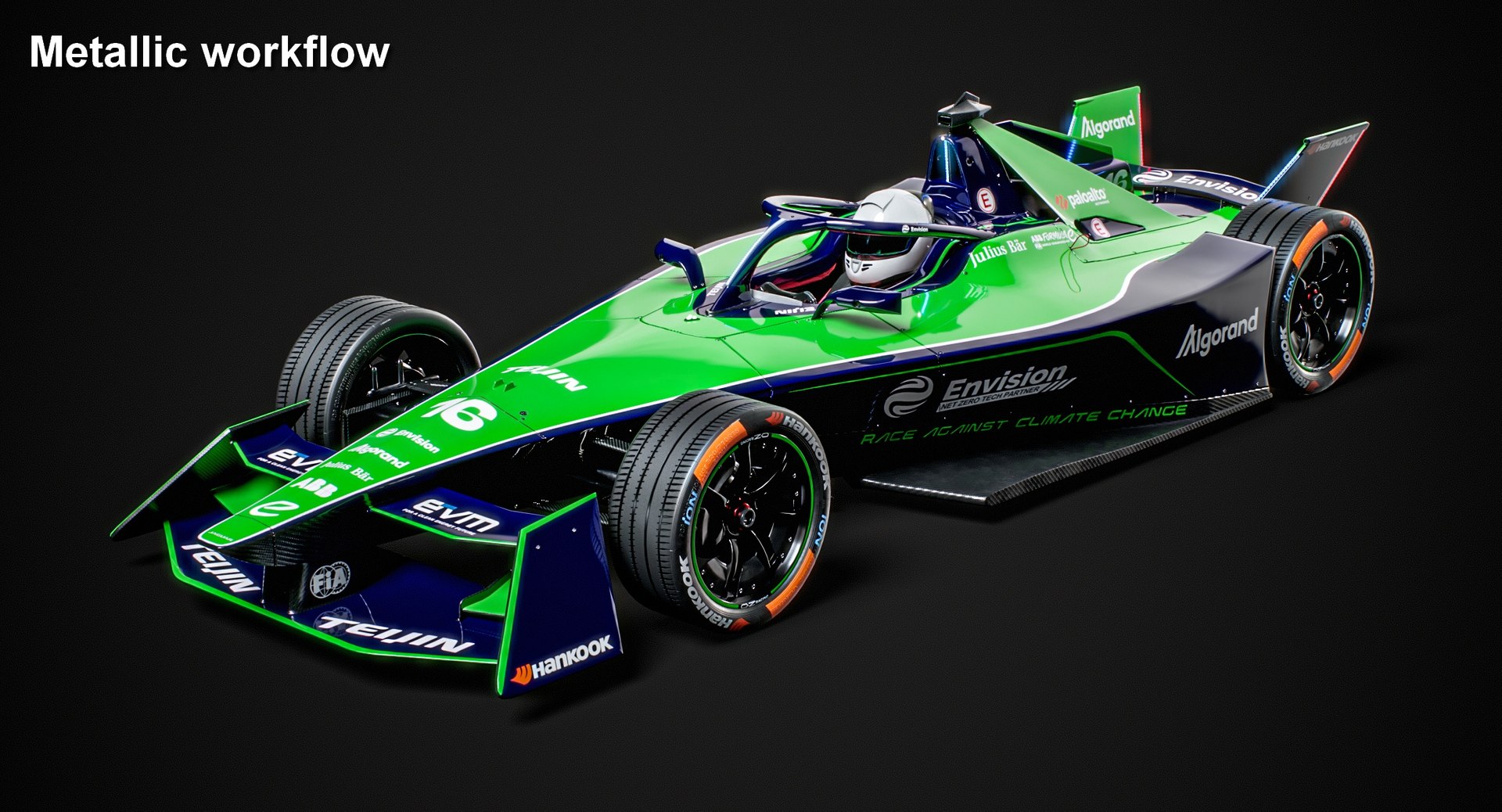 Envision Formula E 2023 Season Gen3 Race Car 3D Model - TurboSquid 2006820