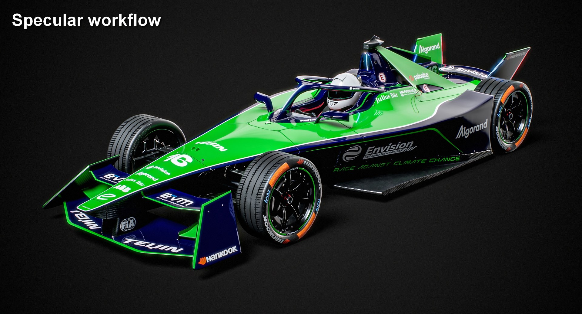 Envision Formula E 2023 Season Gen3 Race Car 3D Model - TurboSquid 2006820