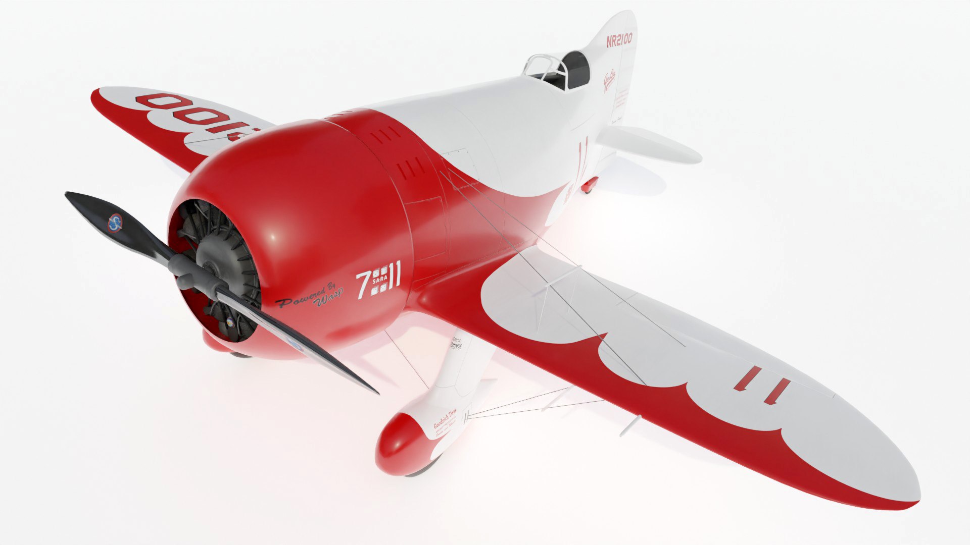 Purchase Gee Bee R1 3d Model