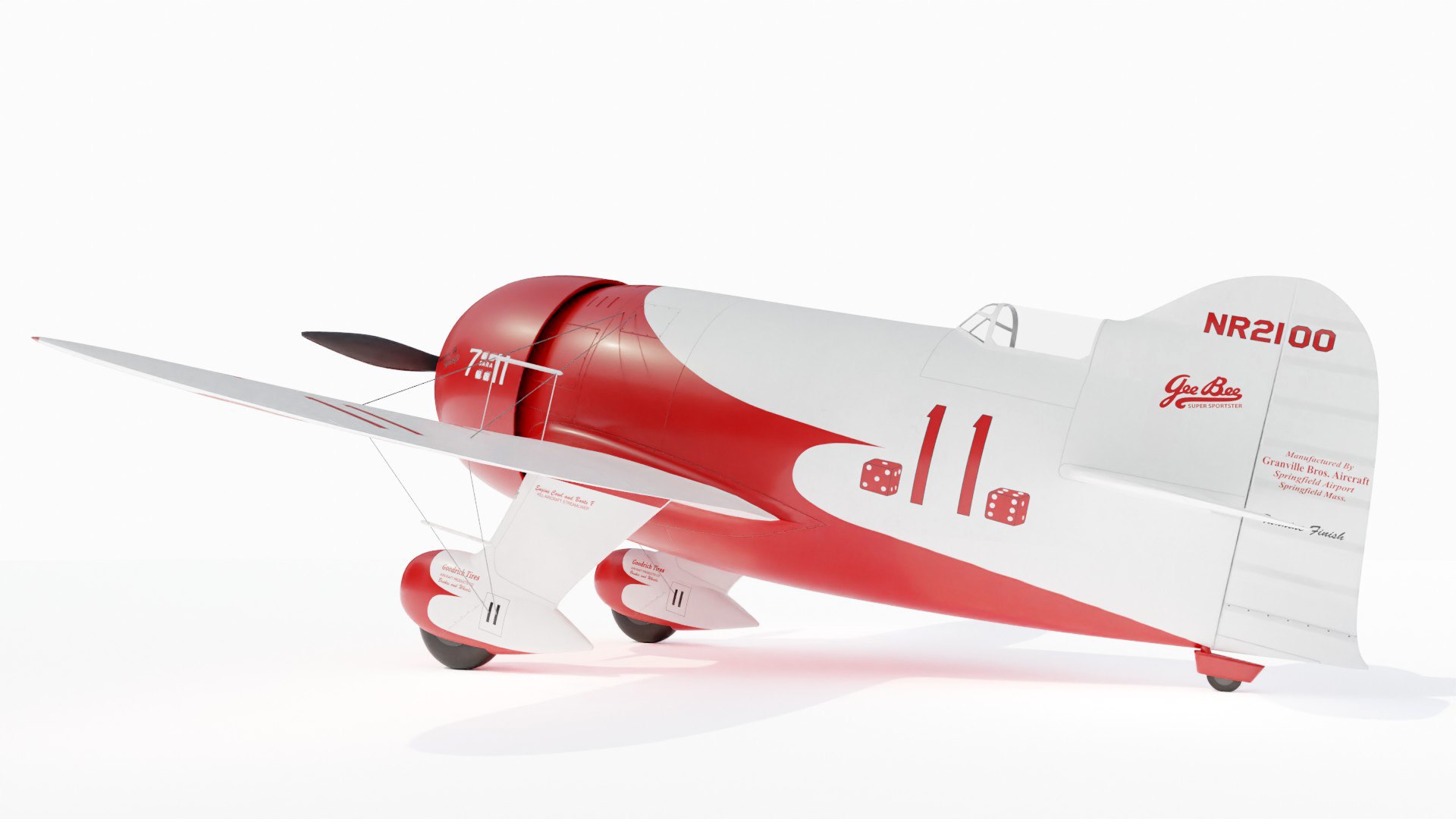 Purchase Gee Bee R1 3d Model