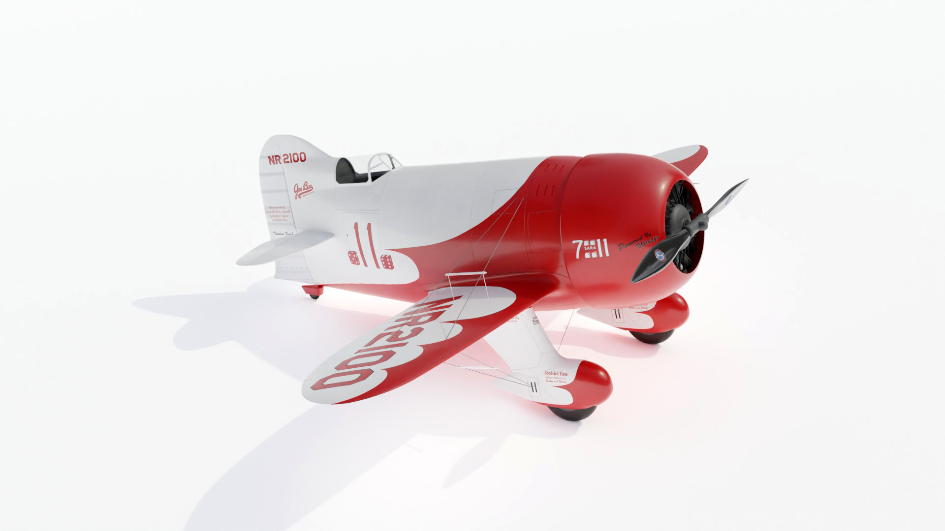 Purchase Gee Bee R1 3d Model