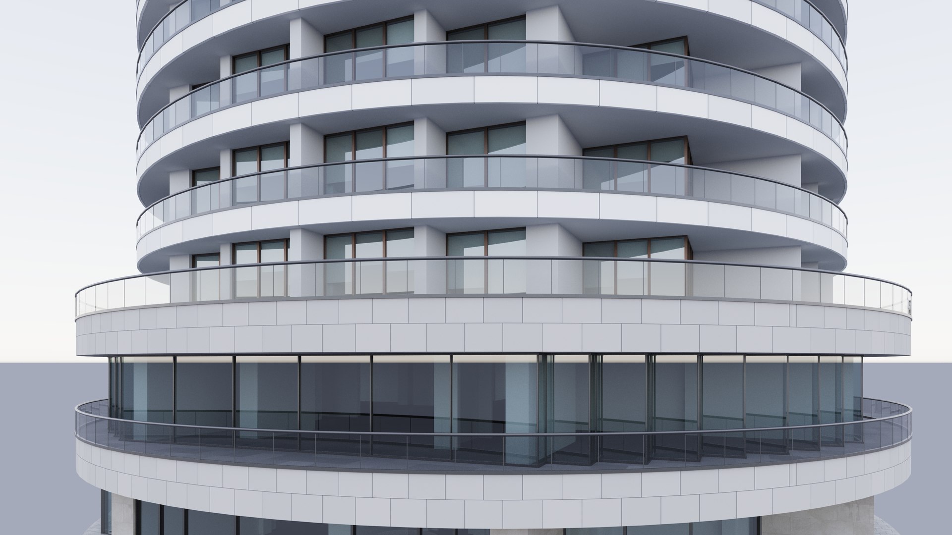 3D One Park Drive Building Canary Wharf - TurboSquid 2327569