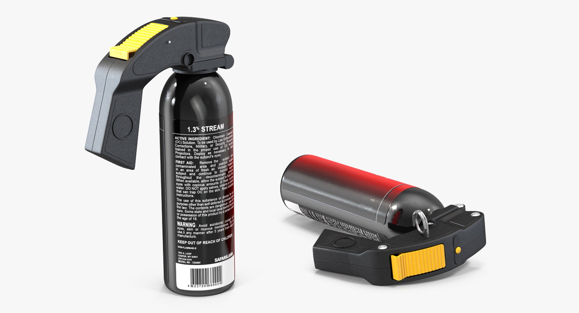 3d Police Pepper Spray Model