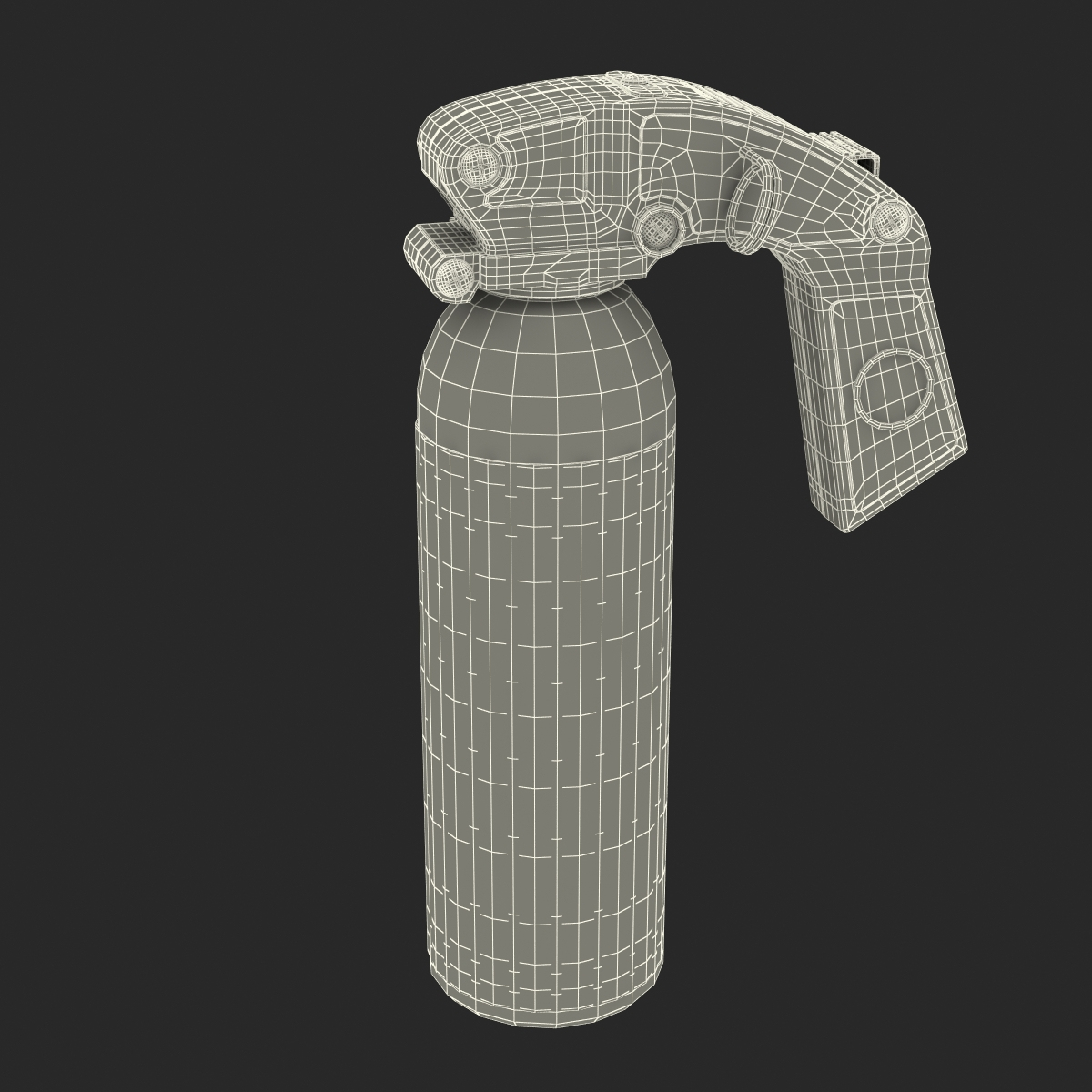3d police pepper spray model