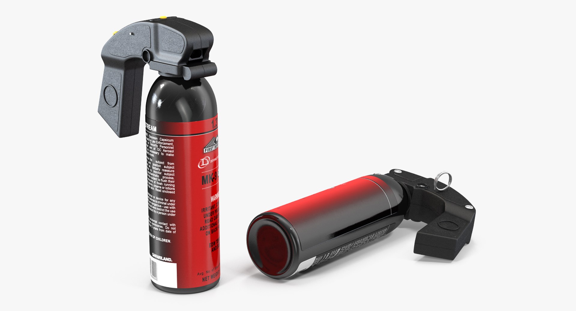 3d Police Pepper Spray Model