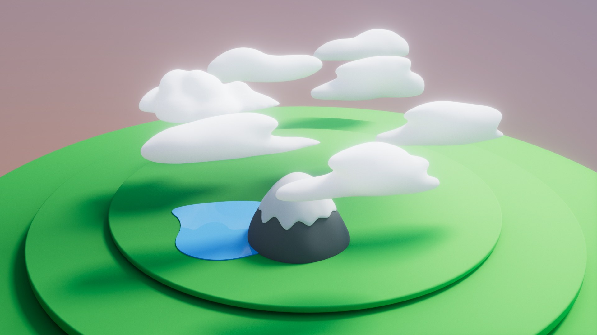 3D Cute Clouds Pack - Anime - Cartoon - 7 Different Clouds - TurboSquid ...