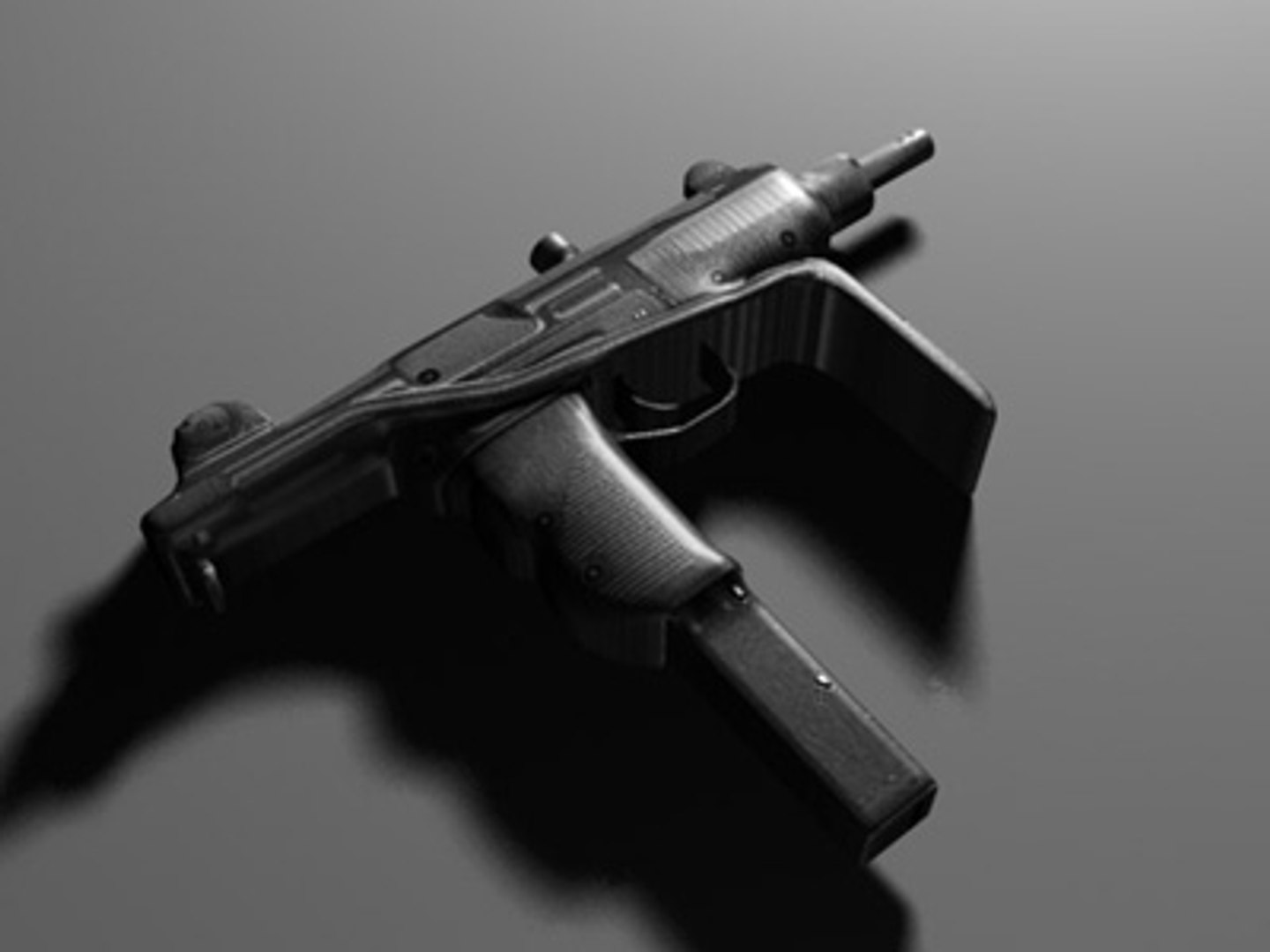 3d Model Mini Uzi