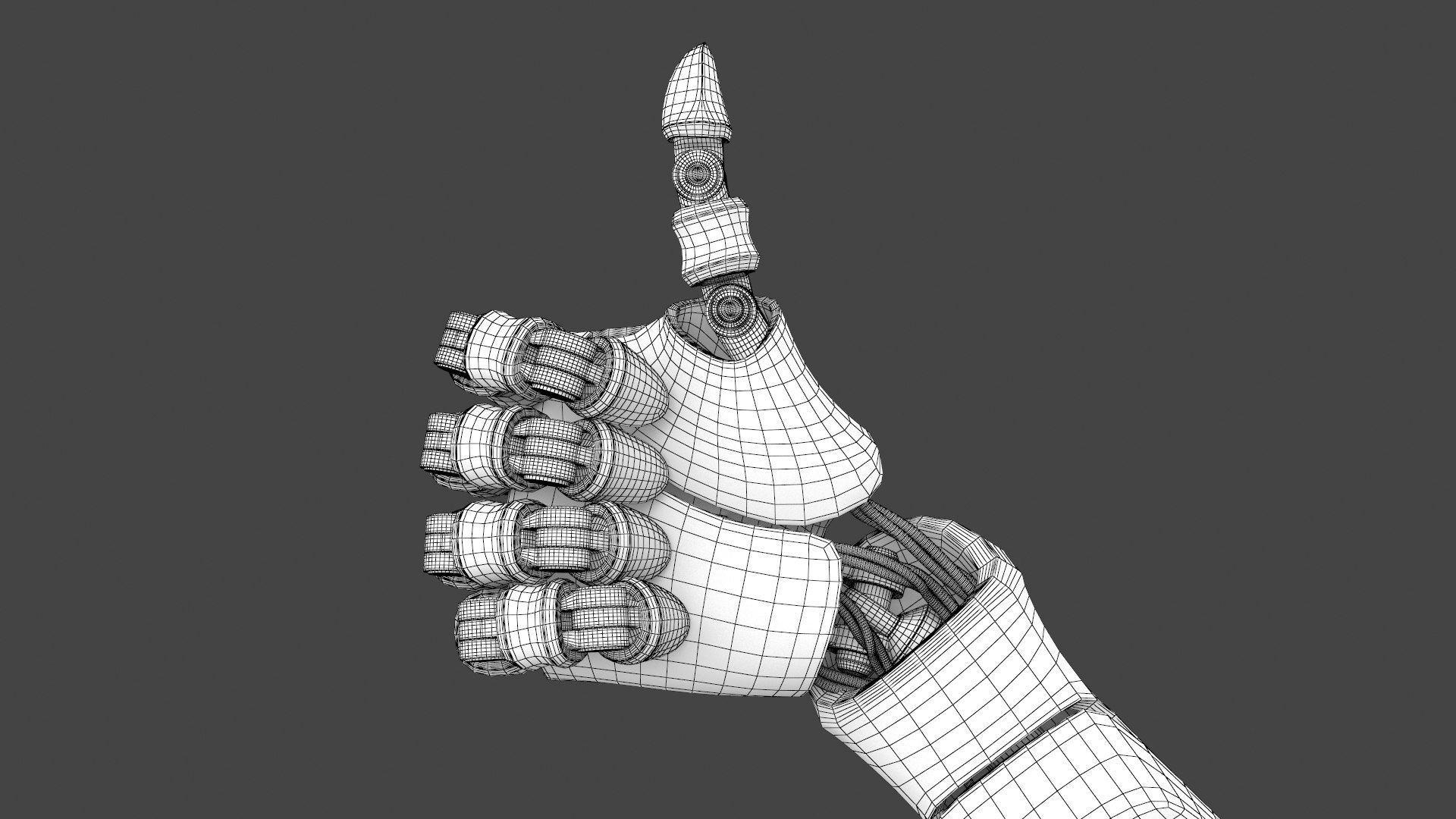 Robot Hand 8 Model - TurboSquid 1794648