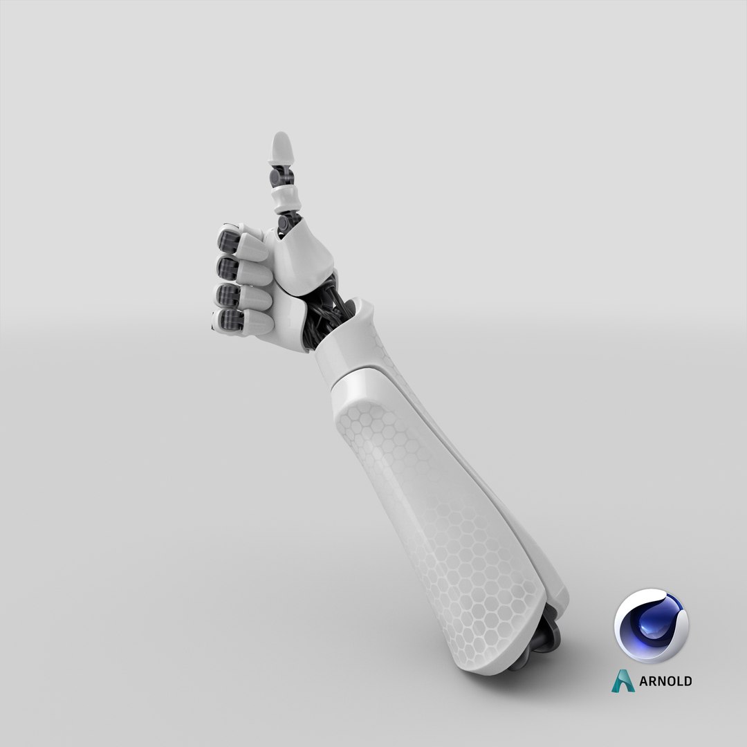 Robot Hand 8 Model - TurboSquid 1794648