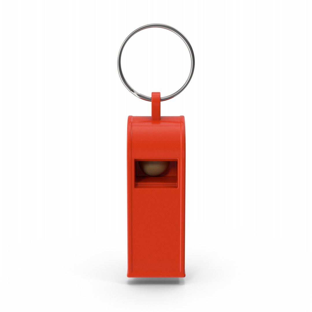 3D Model Red Whistle - TurboSquid 1981534