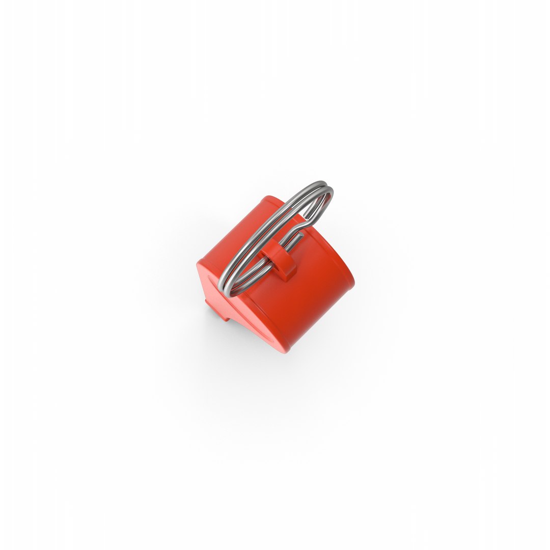 3D Model Red Whistle - TurboSquid 1981534