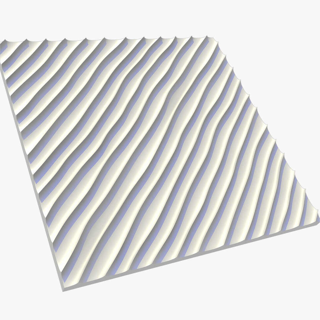 Wall Panel Sandy Ripples 3D Model - TurboSquid 1422771