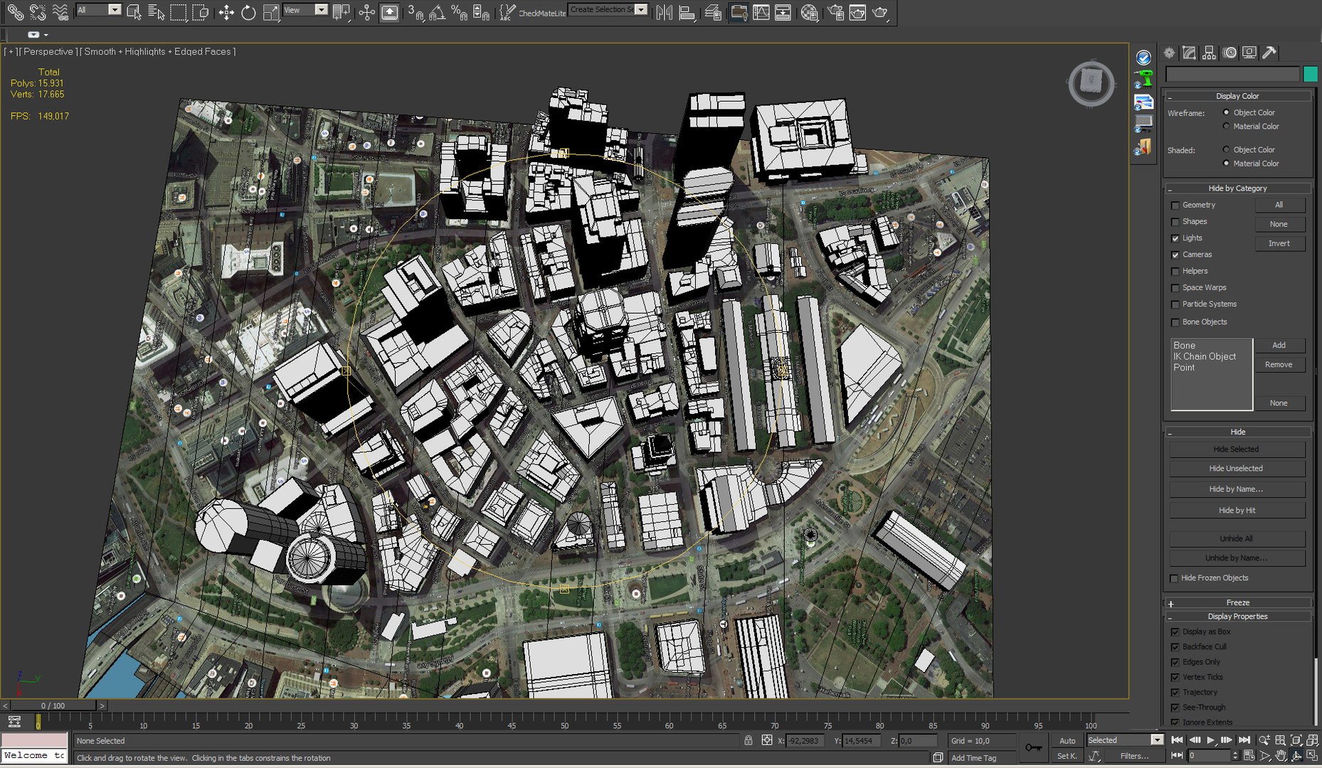 3d Model Boston City