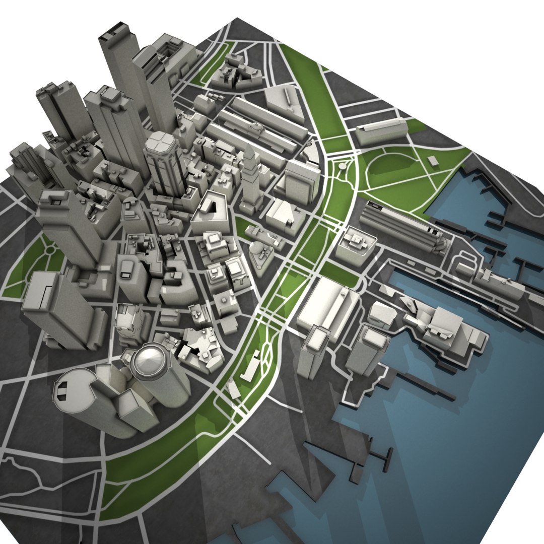 3d Model Boston City