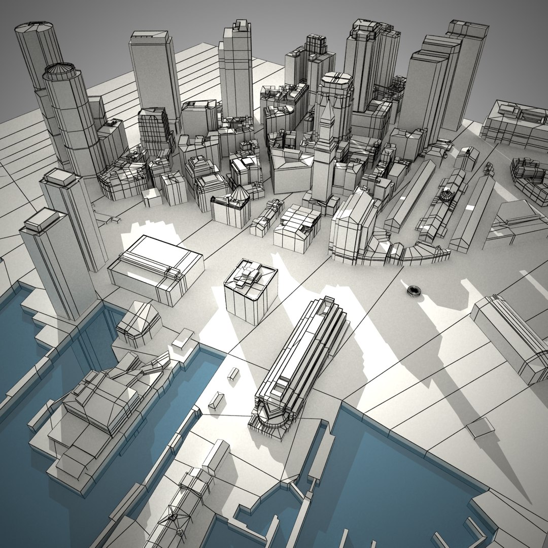 3d Model Boston City