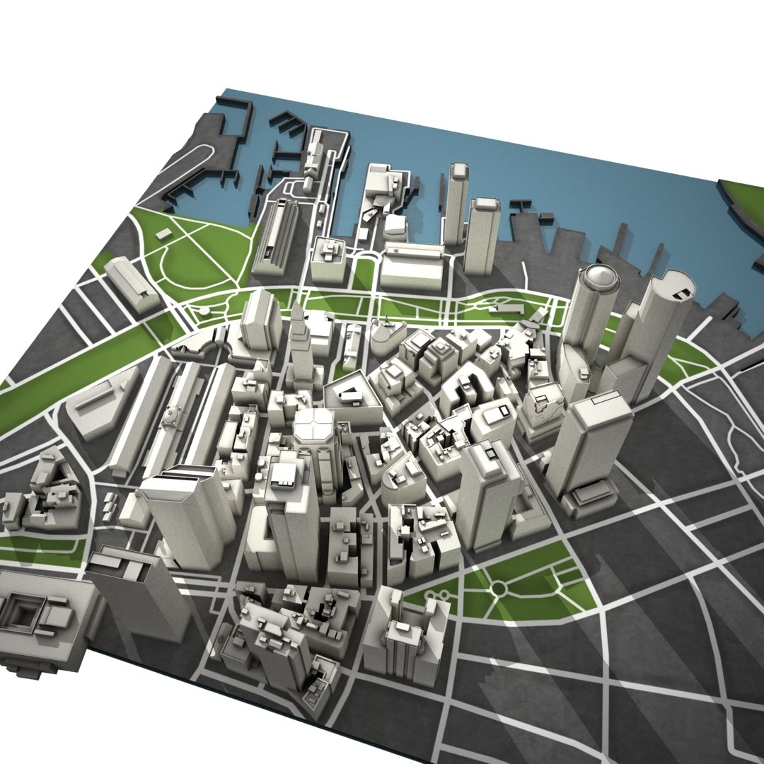 3d Model Boston City