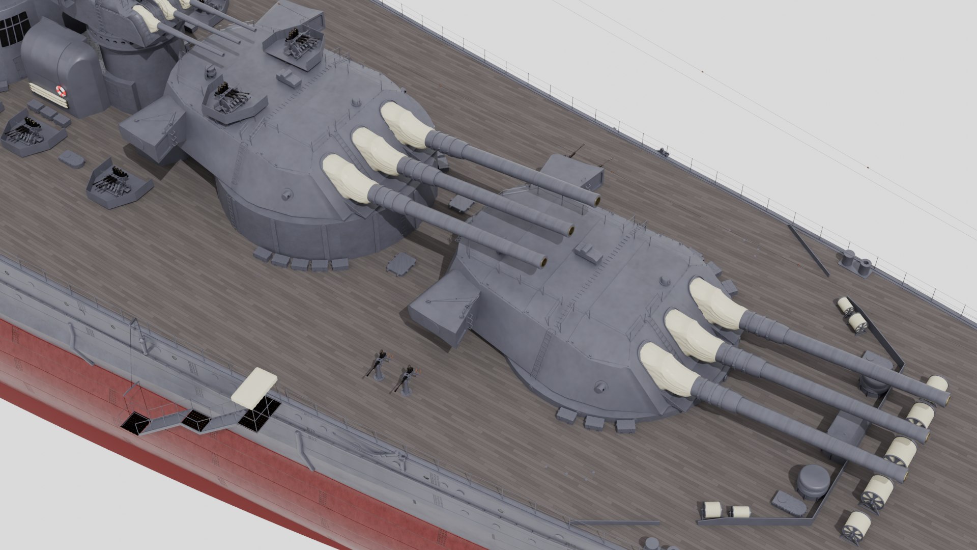 IJN Yamato 1945 3D Model - TurboSquid 2410668