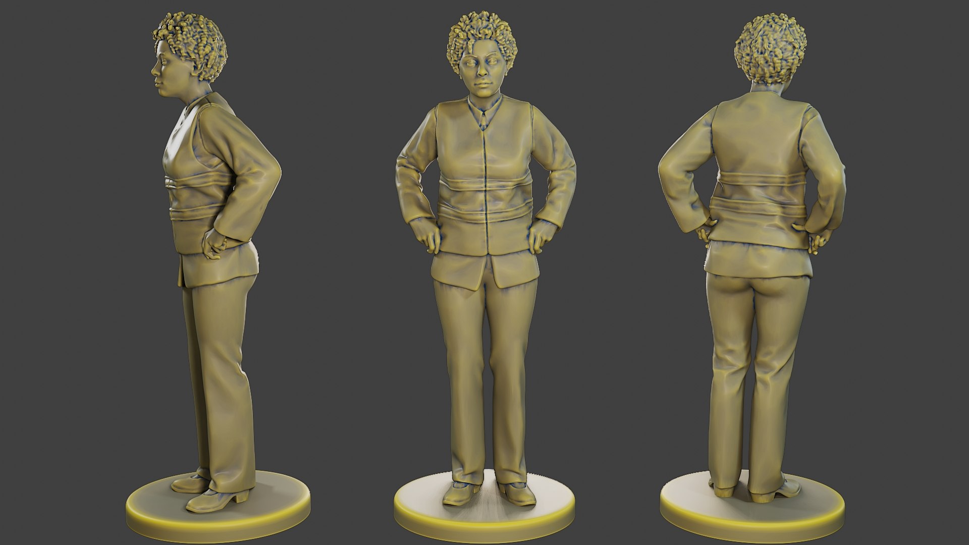 3D Female Security Reflective Vest FSRV 007 Model - TurboSquid 2258540