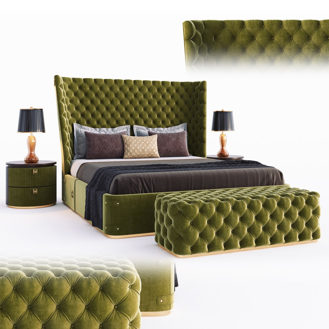 3D Model Bed Model-006 - TurboSquid 1967683