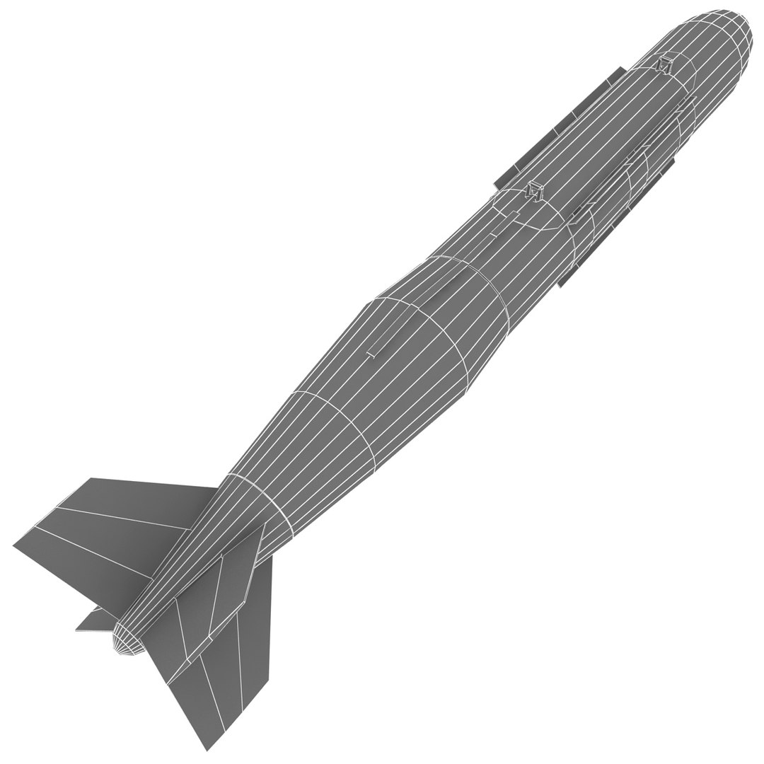 Aircraft Bomb Gbu-31 Jdam 3d Model
