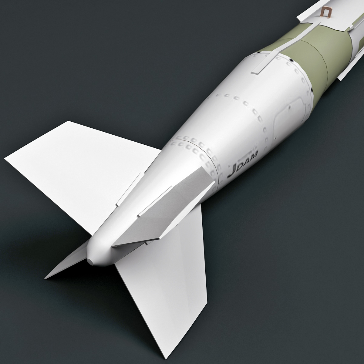 aircraft bomb gbu-31 jdam 3d model
