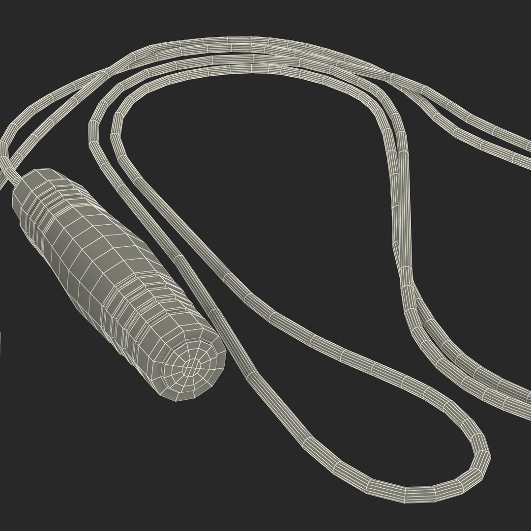 3d exercise jump rope 3 model