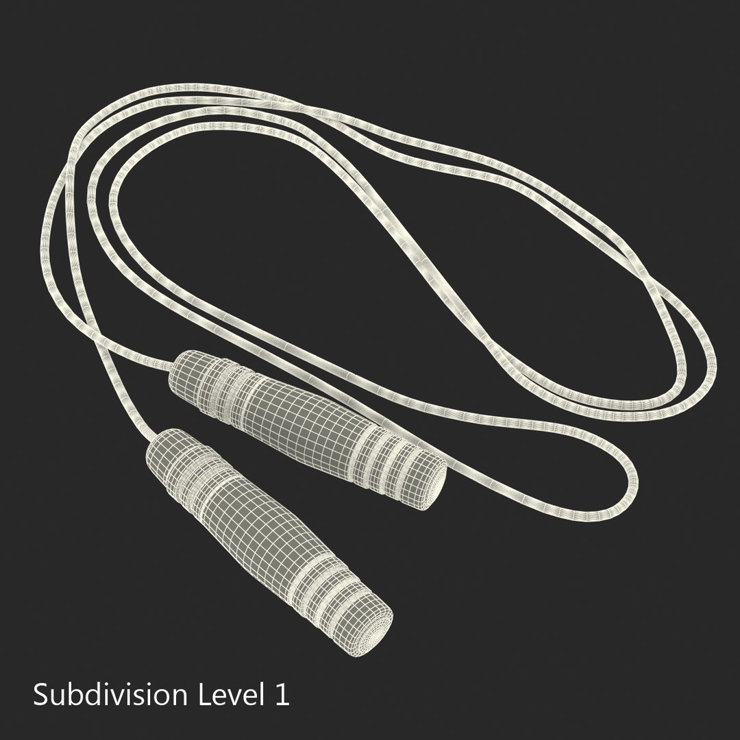 3d exercise jump rope 3 model