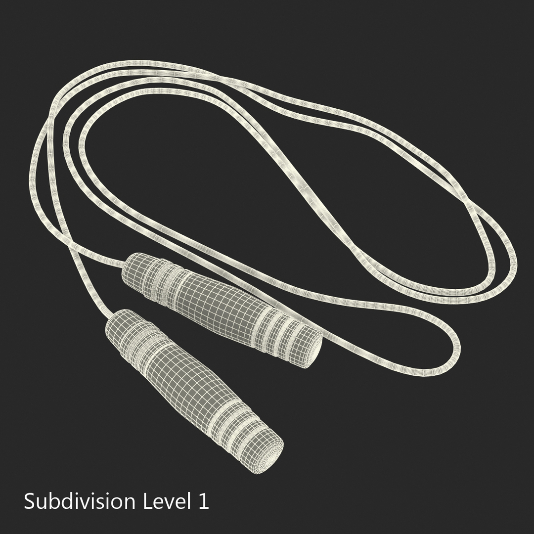 3d exercise jump rope 3 model