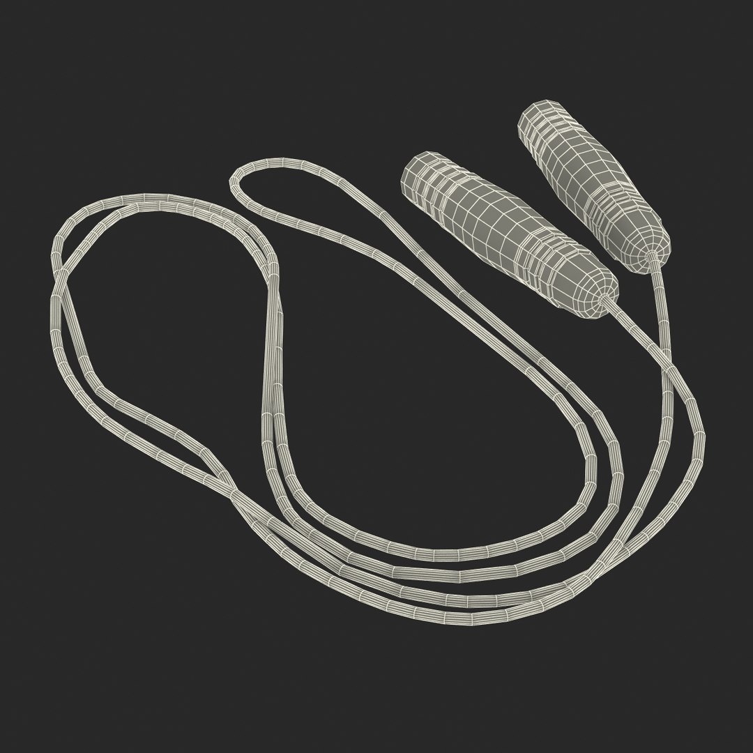 3d exercise jump rope 3 model